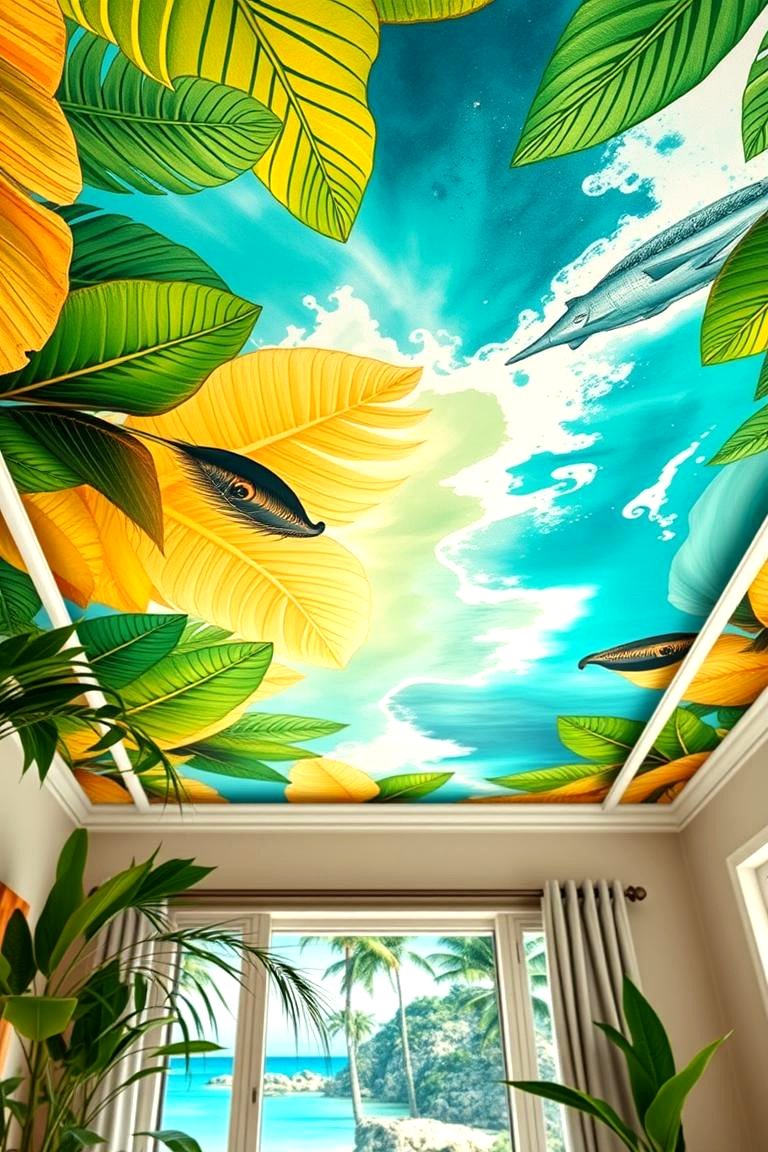 30 Creative Ceiling Paint Ideas to Transform Any Room's Ambiance