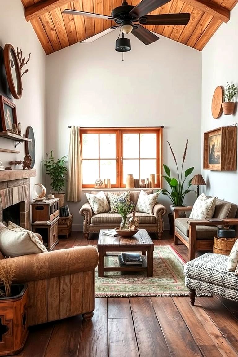 30 Small Rustic Living Room Ideas for Cozy Charm