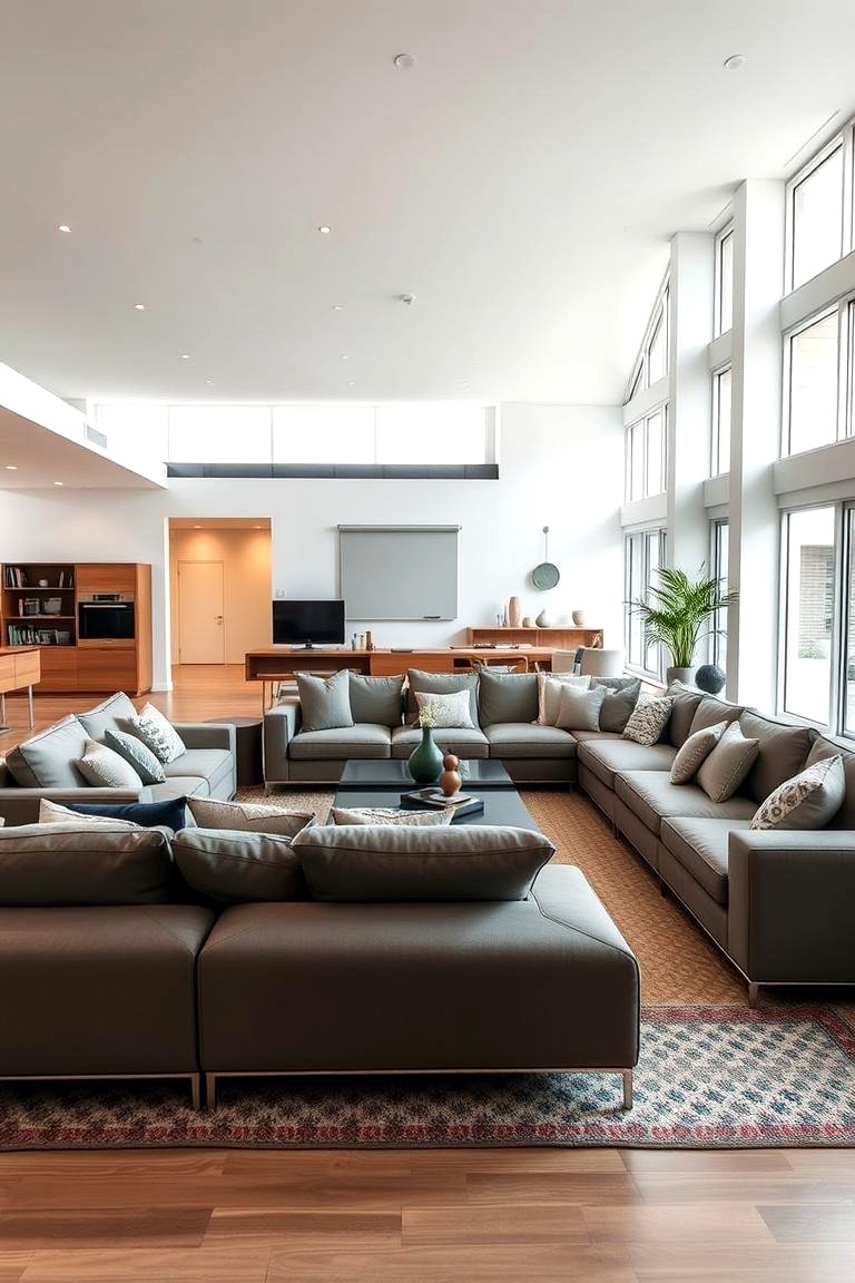 30 Sectional Living Room Ideas for Flexible Seating