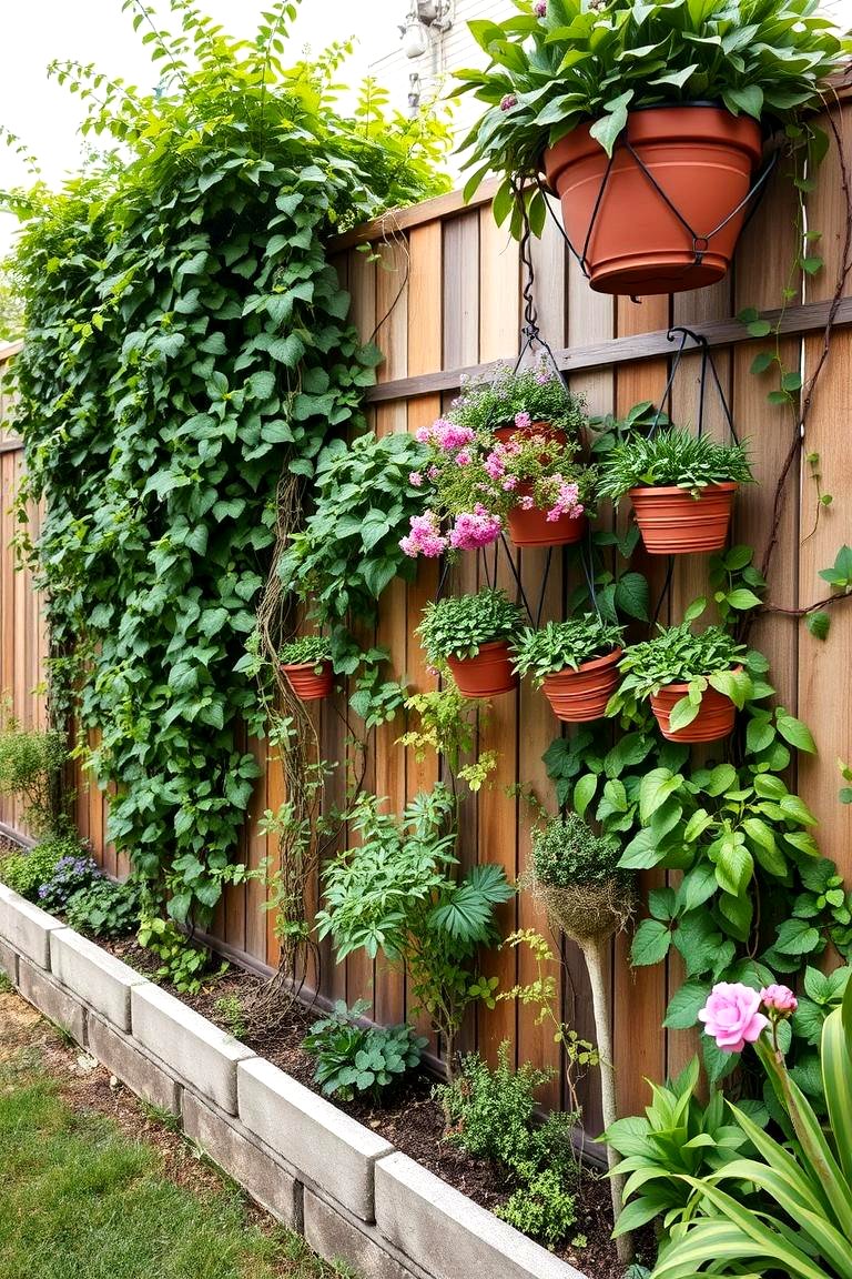 30 Simple Fence Line Landscaping Ideas for Curb Appeal