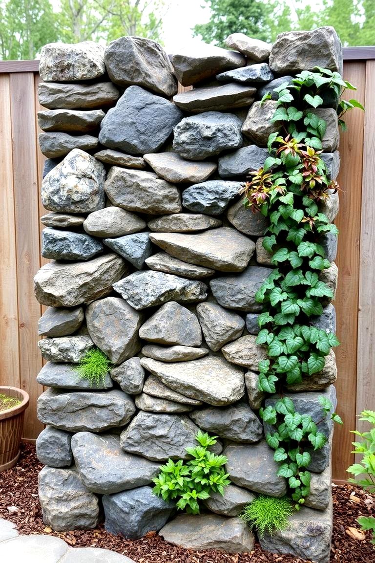 30 Natural Black River Rock Landscaping Ideas for Texture