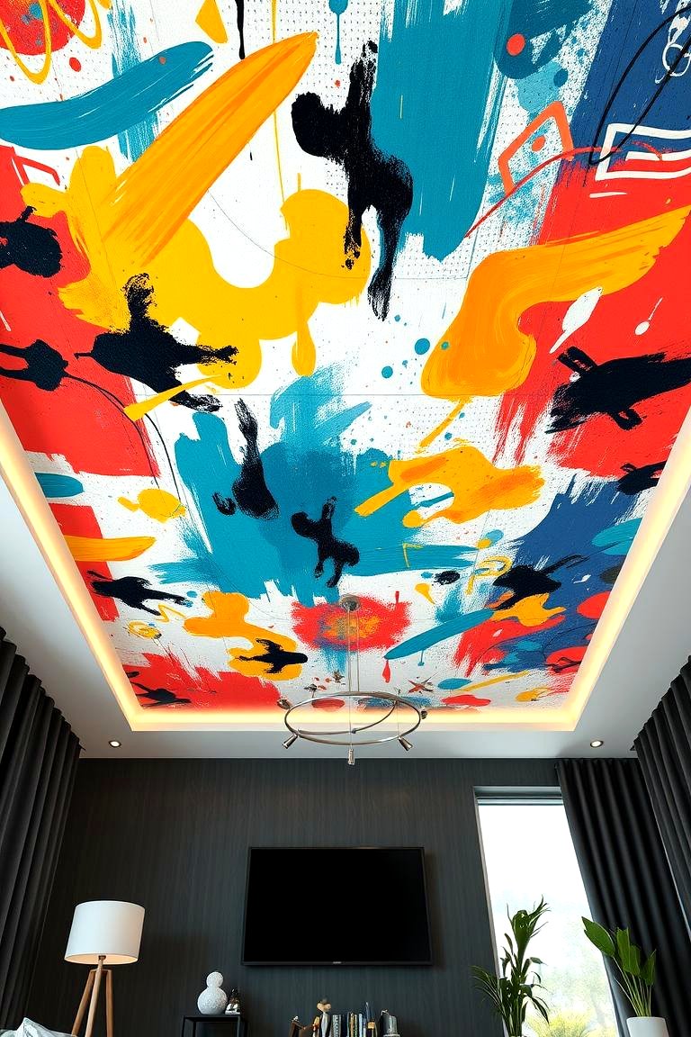 30 Artistic Ceiling Murals to Inspire Unique Interior Designs