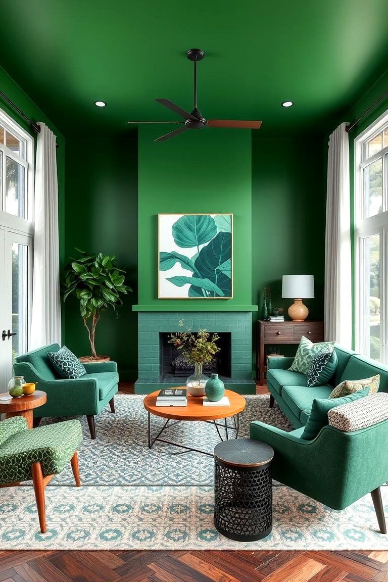 30 Forest Green Living Room Ideas for Nature-Inspired Interiors