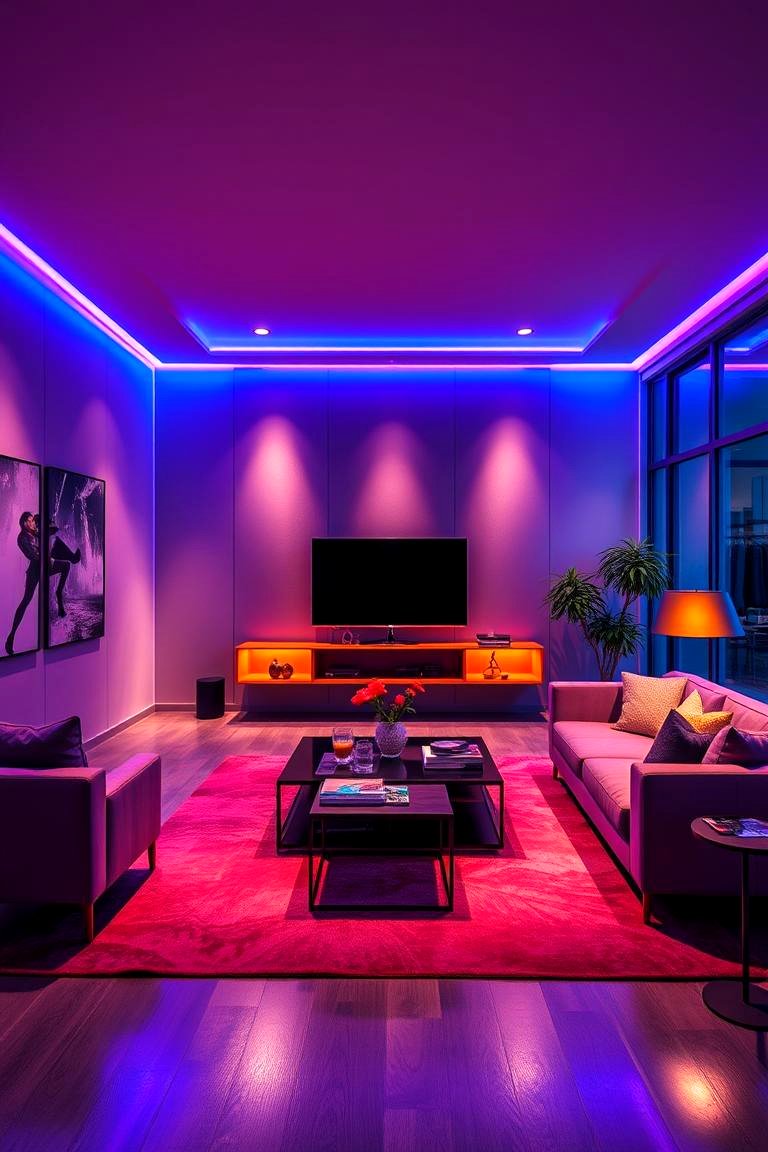 30 Aesthetic Room Ideas With LED Lights for Vibes