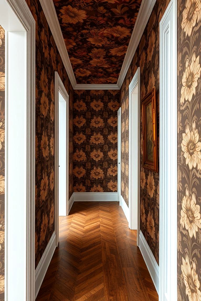 30 Hallway Wallpaper Ideas for a Striking Entryway