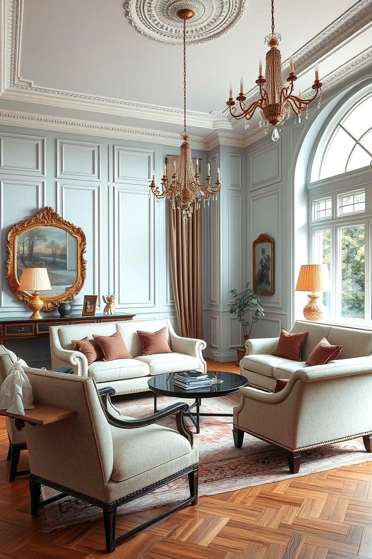 30 Glam Living Room Ideas for Luxurious Comfort