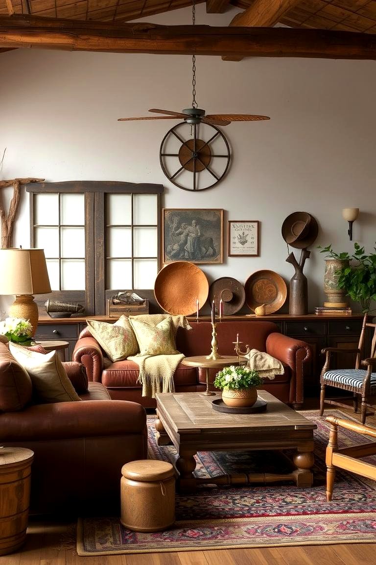 30 Western Living Room Ideas for Cozy Rustic Ambiance