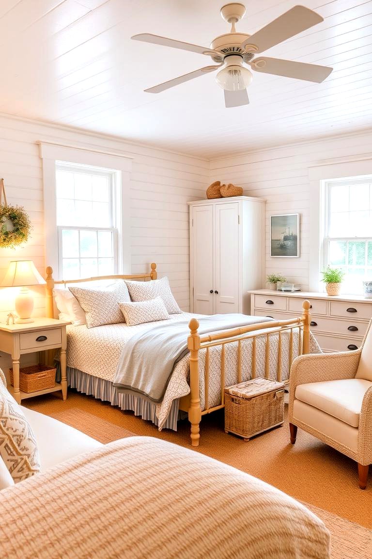 30 Charming Cottage Bedroom Decor Ideas for a Rustic Retreat