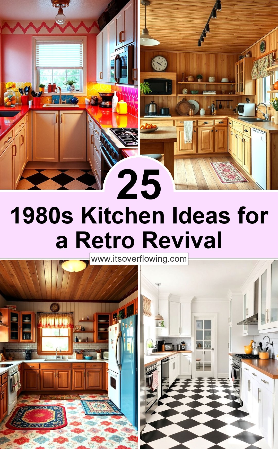 25 1980s Kitchen Ideas for a Retro Revival