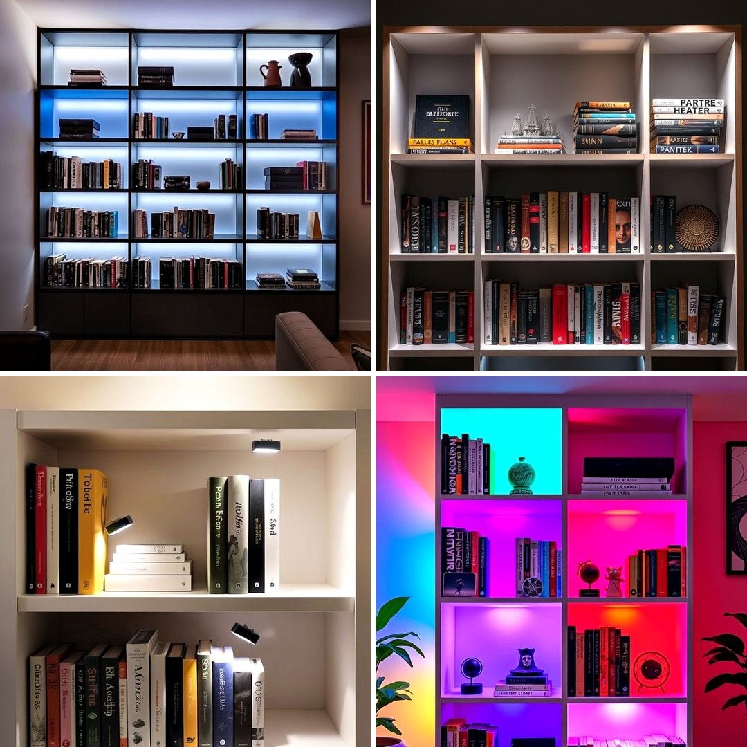 20 Bookshelf Lighting Ideas: Illuminate Your Collection