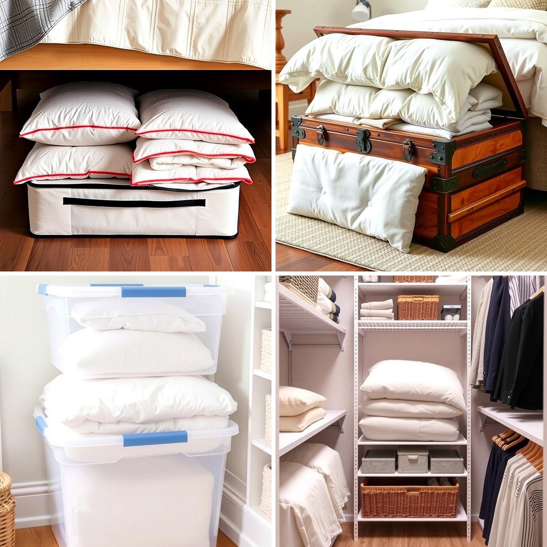 20 Comforter Storage Ideas to Maximize Space