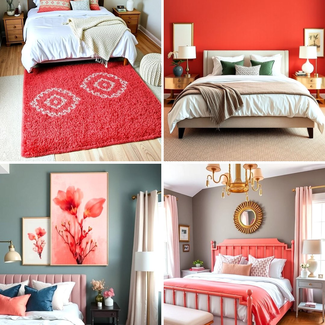 20 Coral Bedroom Ideas to Brighten Your Space
