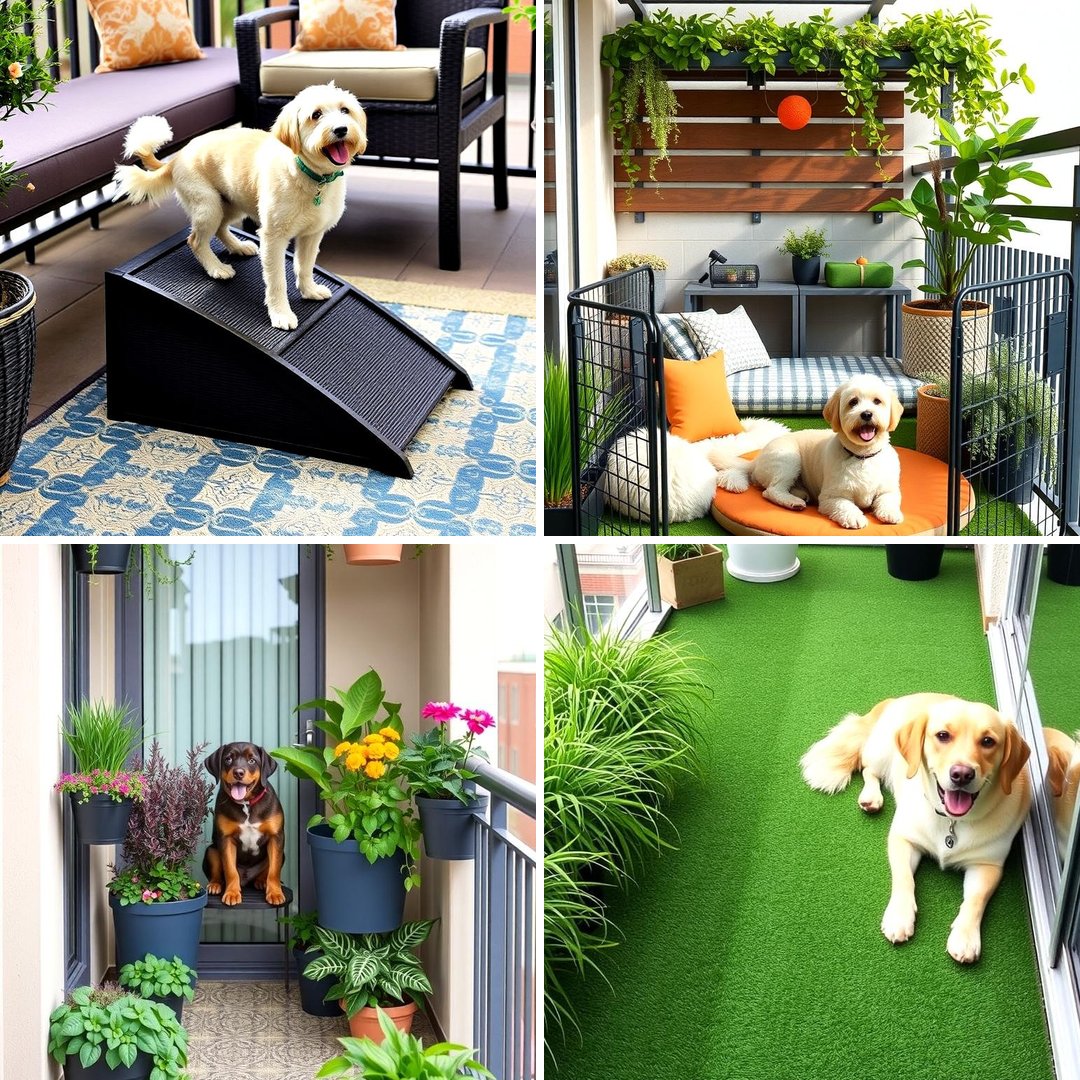 20 Dog Balcony Ideas for Your Furry Friend's Comfort