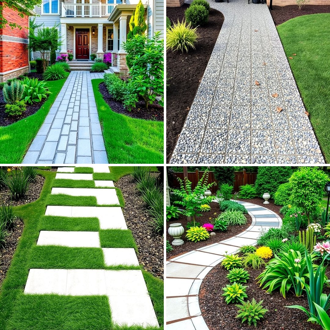20 Durable Concrete Walkway Ideas for Your Garden