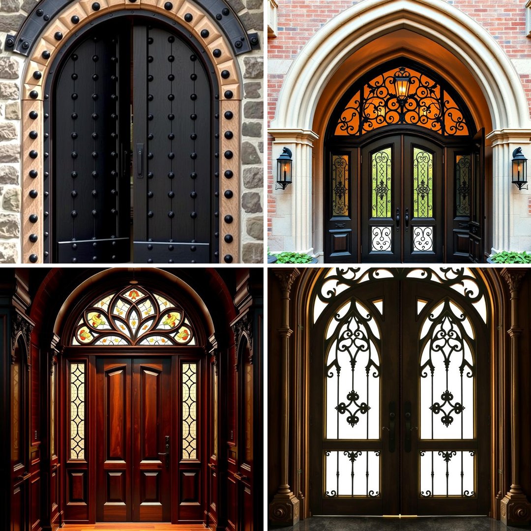 20 Gothic Front Door Ideas to Enhance Your Home