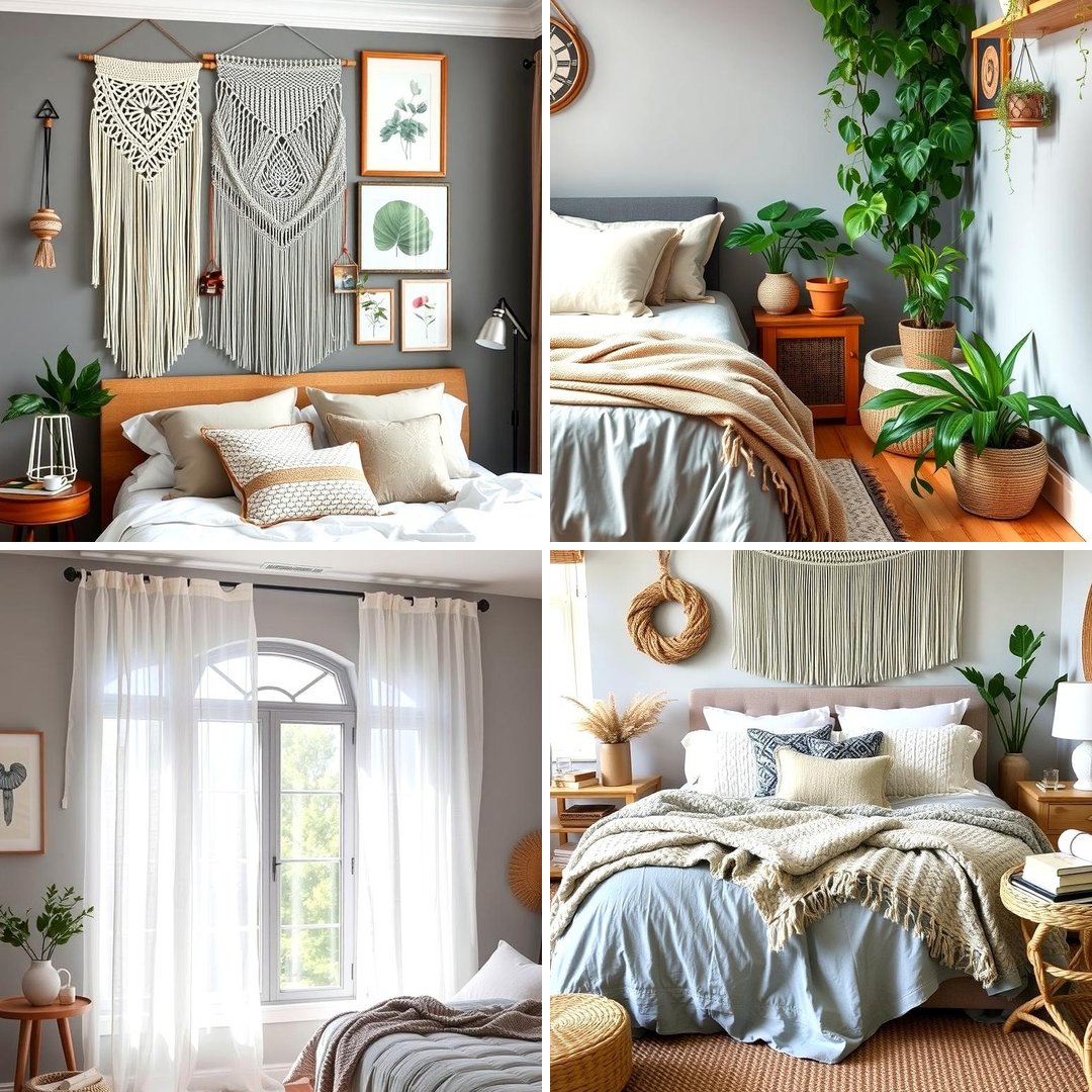 20 Grey Boho Bedroom Ideas for a Cozy Vibe