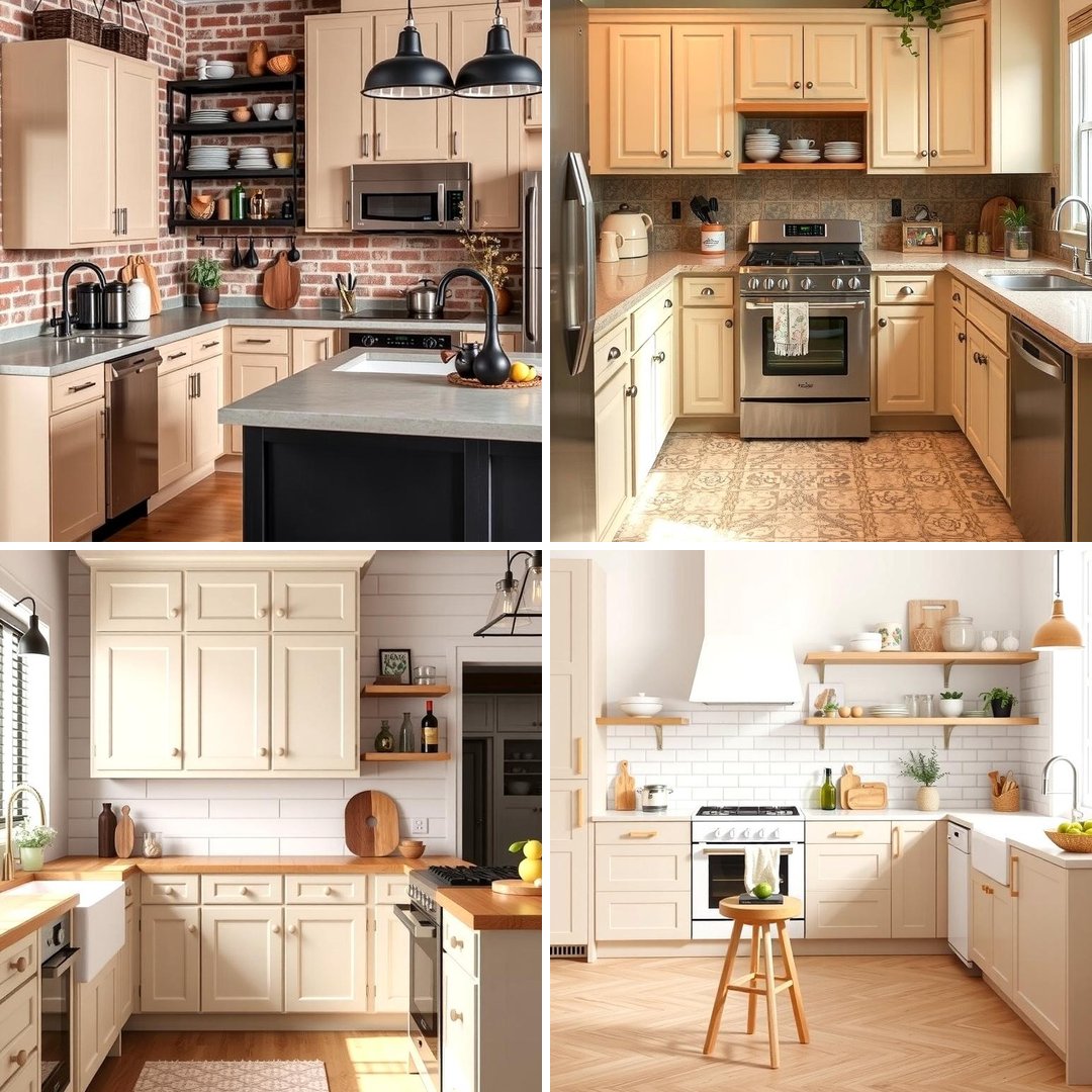 20 Kitchens With Beige Kitchen Cabinets for a Neutral and Elegant Look