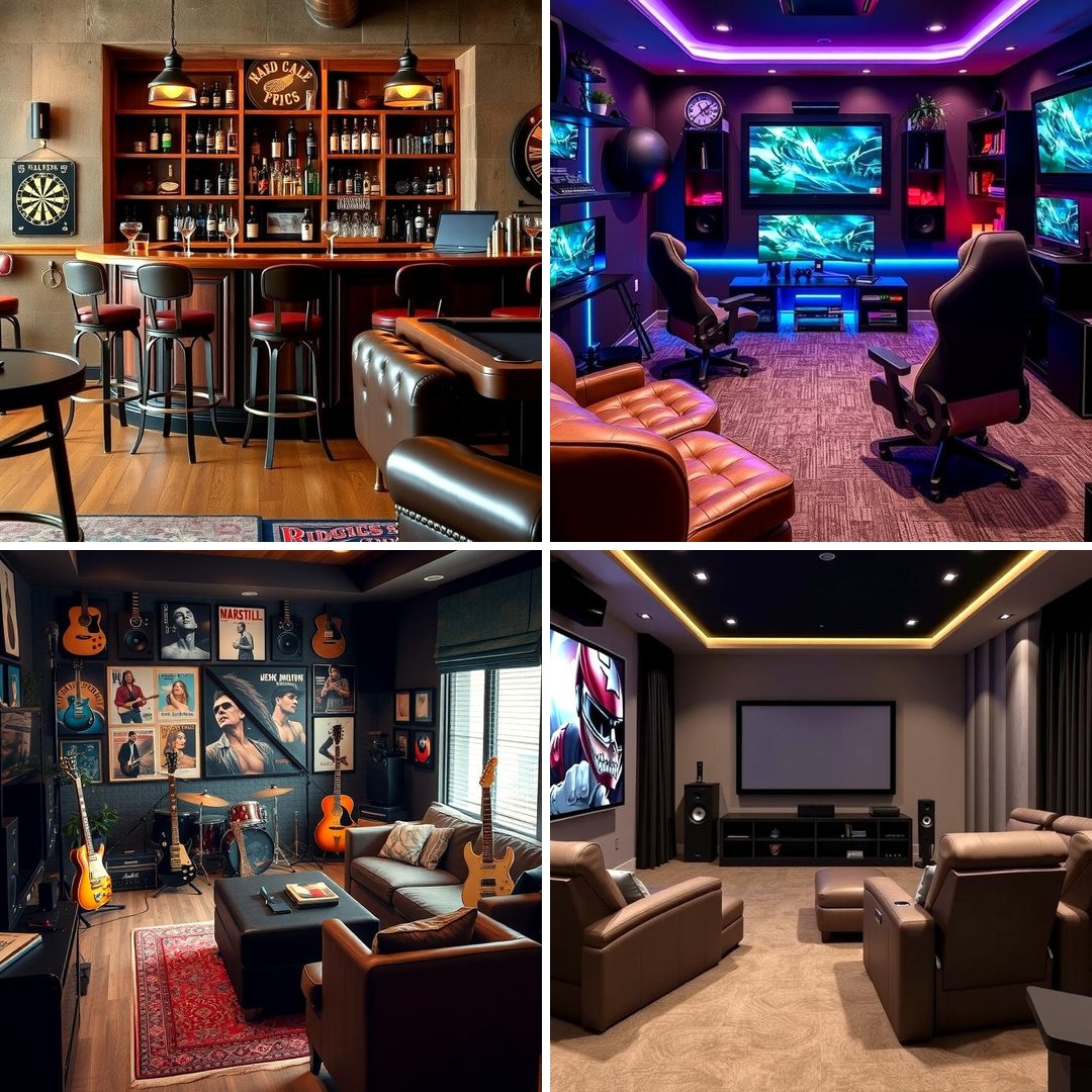 20 Man Cave Living Room Ideas For The Ultimate Retreat