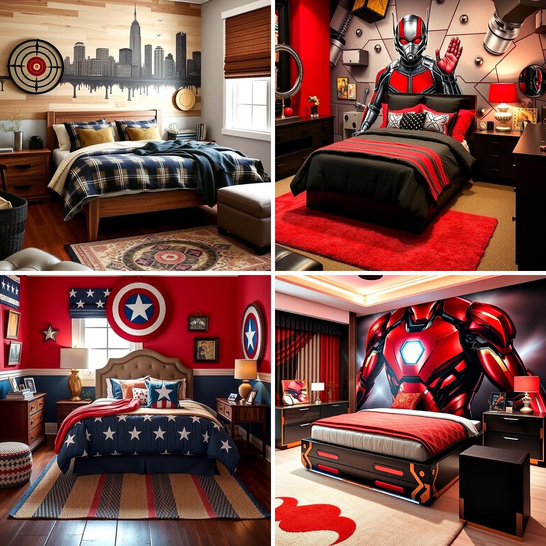 20 Marvel Bedroom Ideas for Superhero Fans