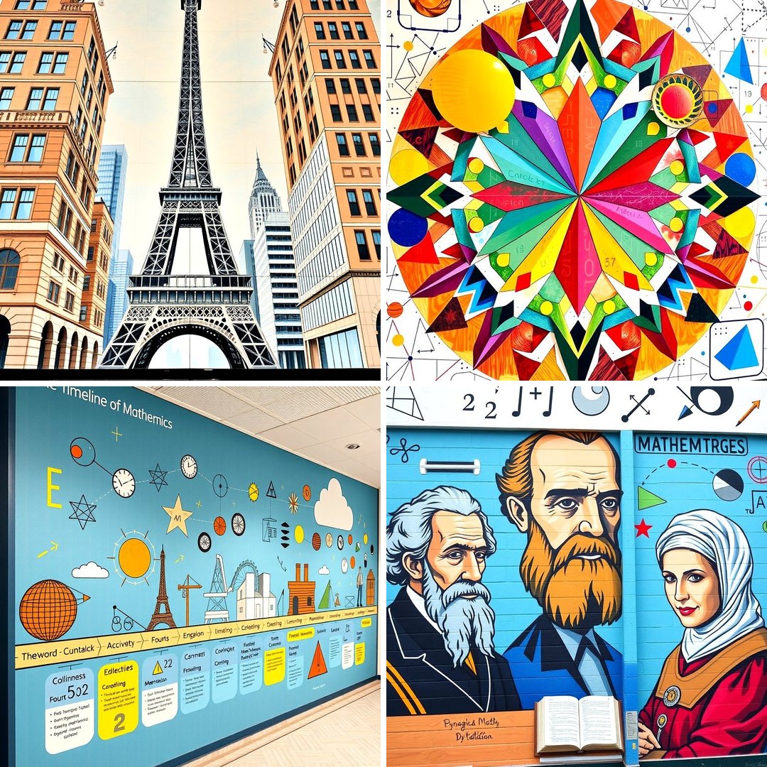 20 Math Mural Ideas for Creative Wall Decor
