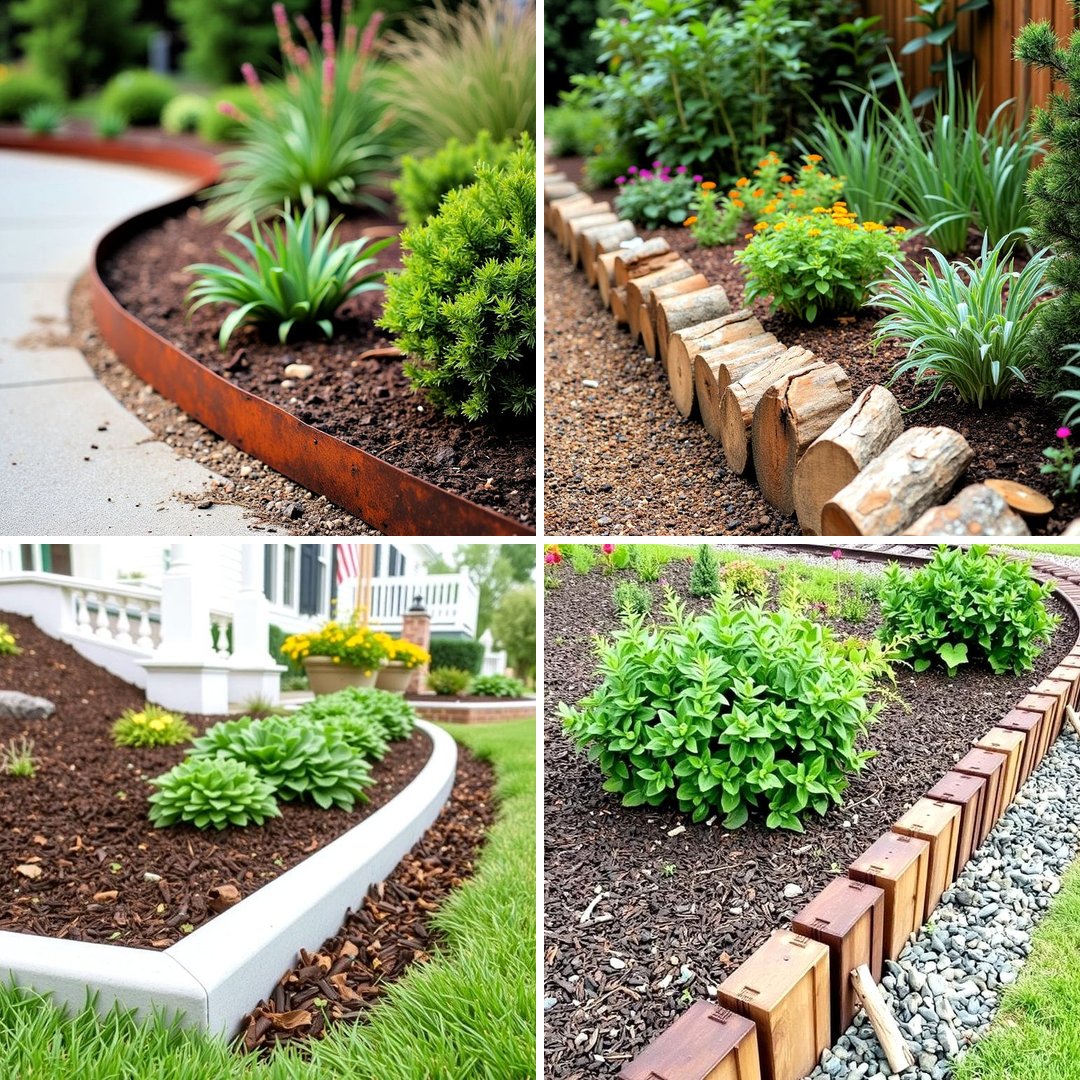 20 Mulch Edging Ideas to Define and Beautify Your Garden Beds
