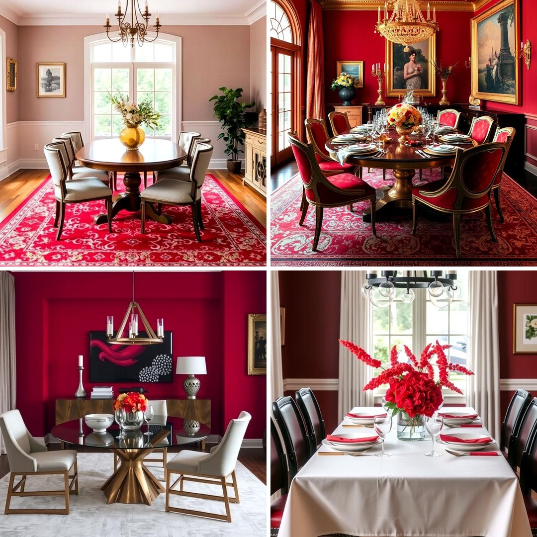 20 Red Dining Room Ideas for a Bold and Vibrant Space