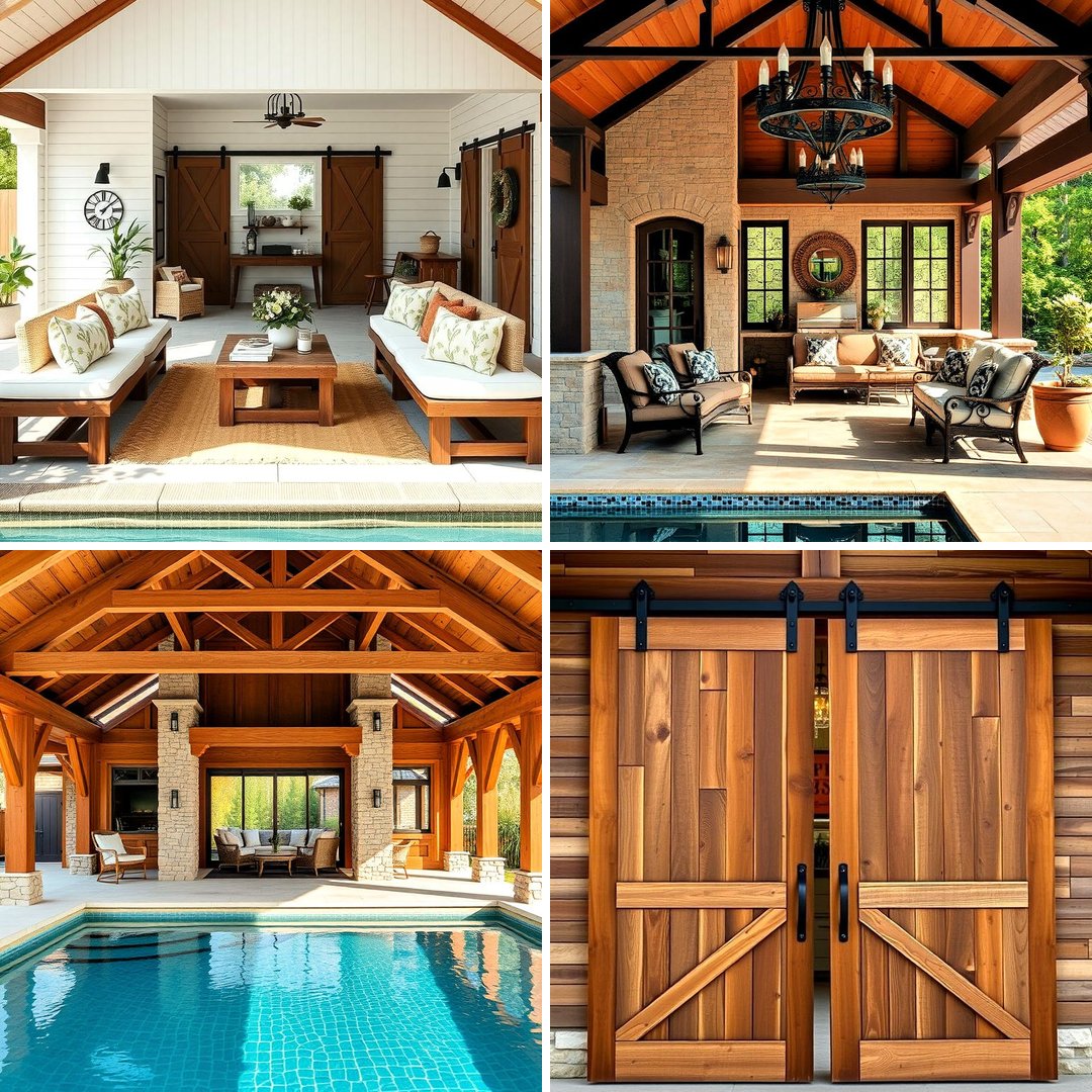 20 Rustic Pool House Ideas for a Charming Retreat