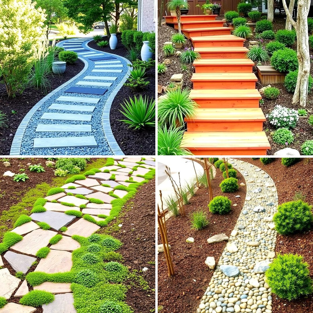 20 Sloped Walkway Ideas for Beautiful Landscaping