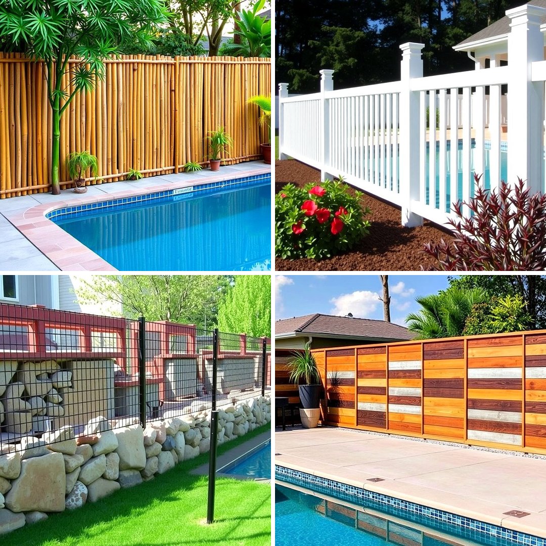 20 Stylish Pool Fence Ideas for Safety and Aesthetics