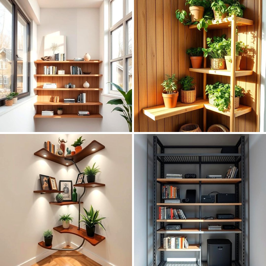 21 Corner Shelf Ideas for Stylish Space Optimization