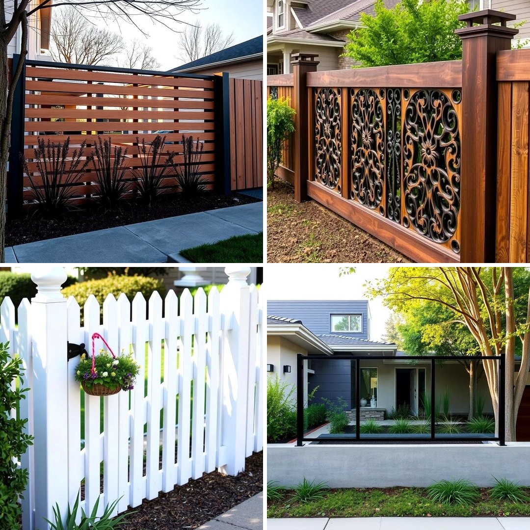 21 Front Yard Fence Ideas to Enhance Privacy and Style