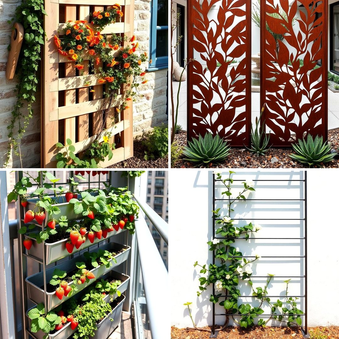 21 Garden Trellis Ideas to Support Climbing Plants Stylishly
