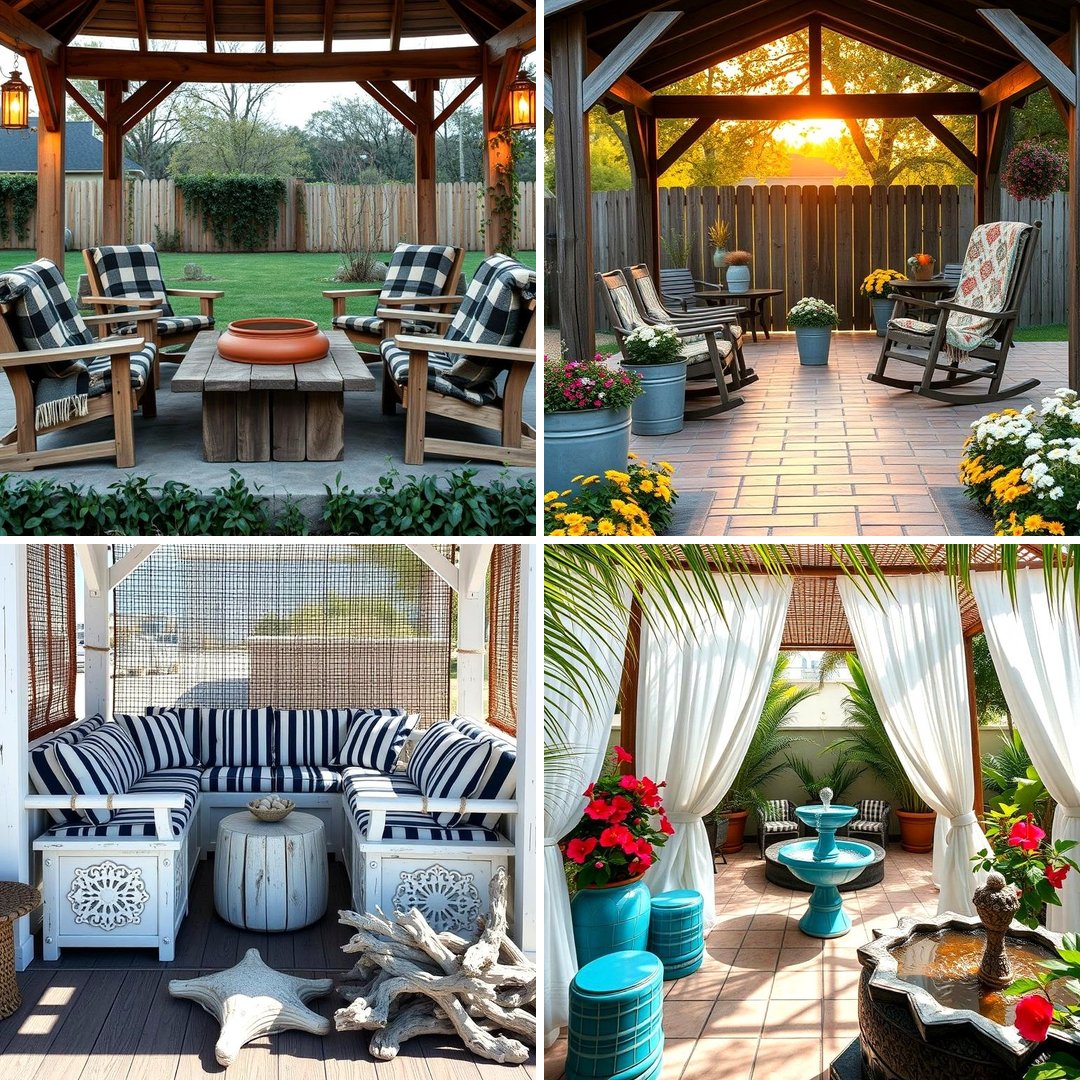 21 Gazebo Patio Ideas for Shaded Outdoor Entertaining Spaces