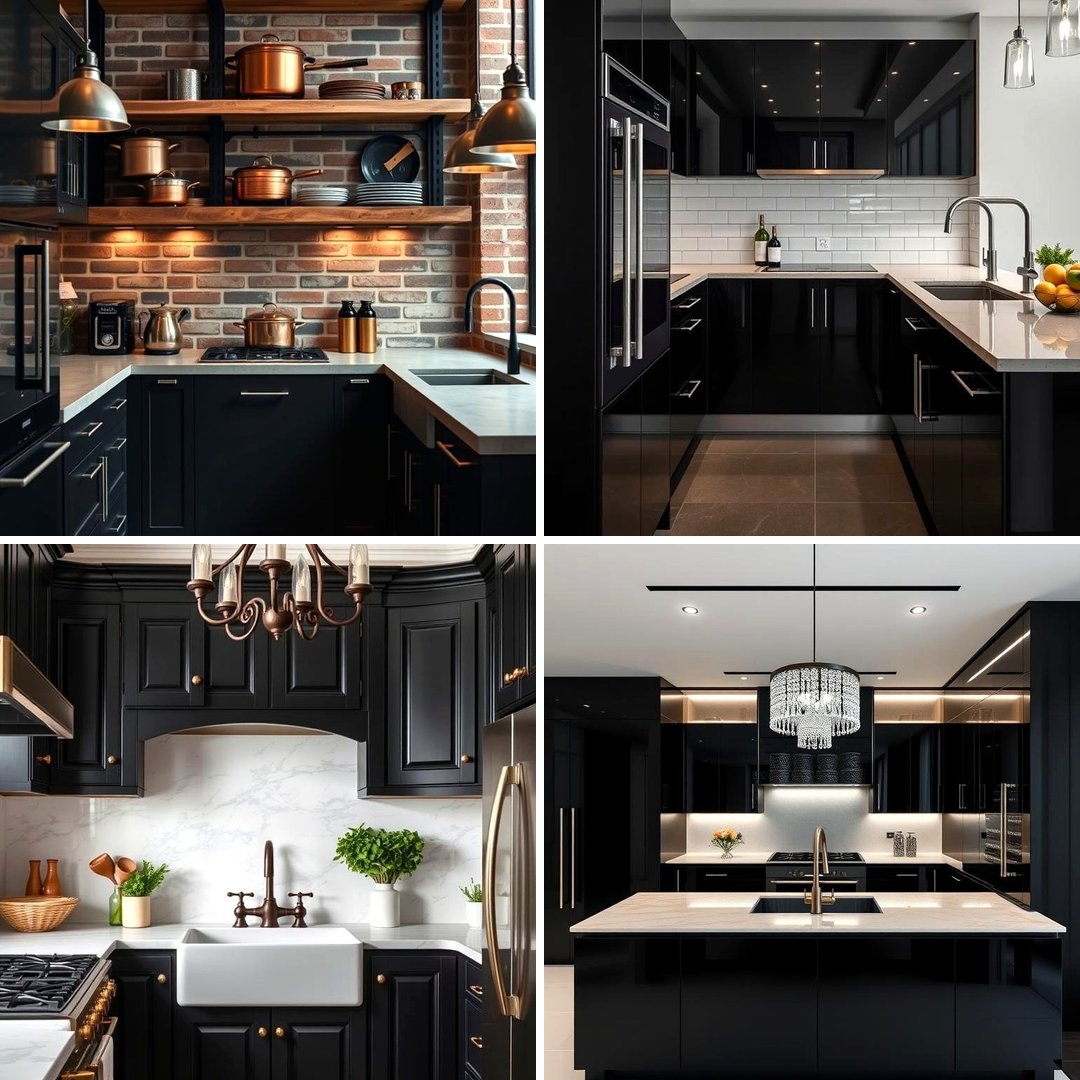 21 Kitchens With Black Cabinets: Bold & Timeless Designs