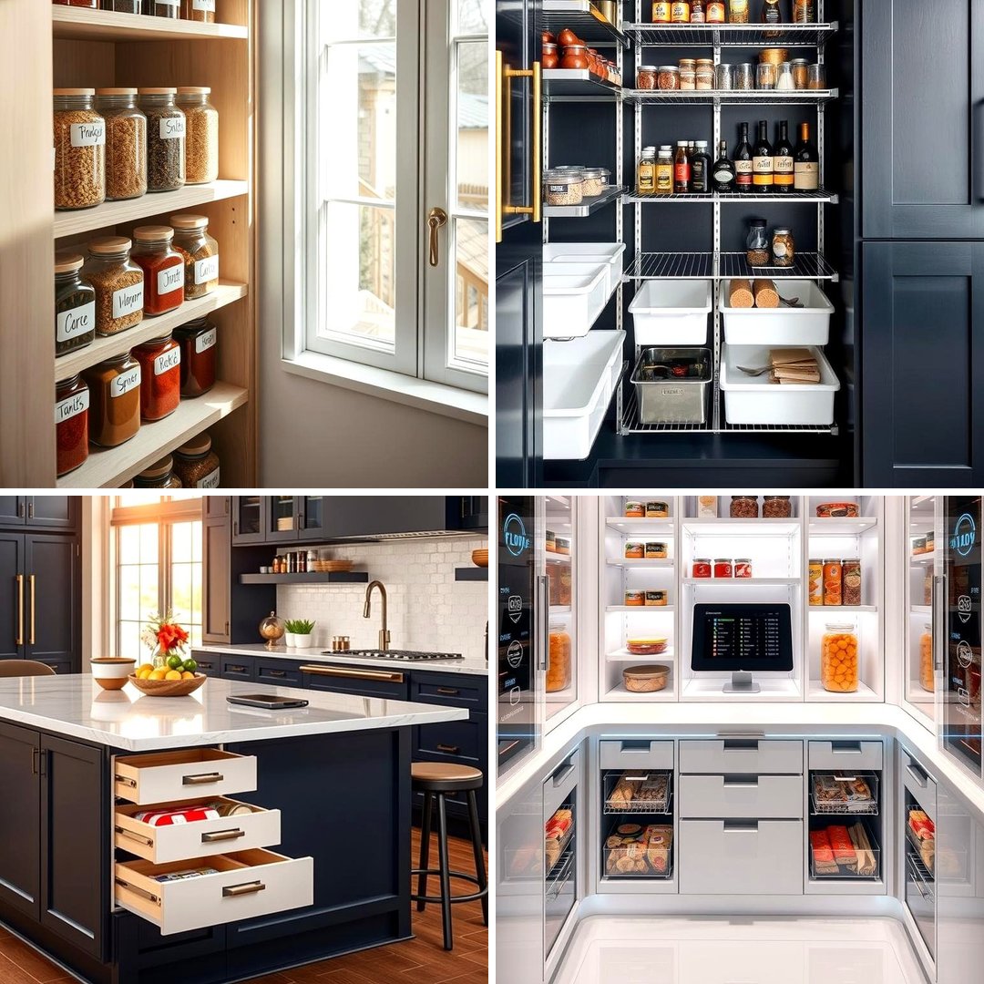 21 Larder Cupboard & Pantry Ideas for Organized Kitchens