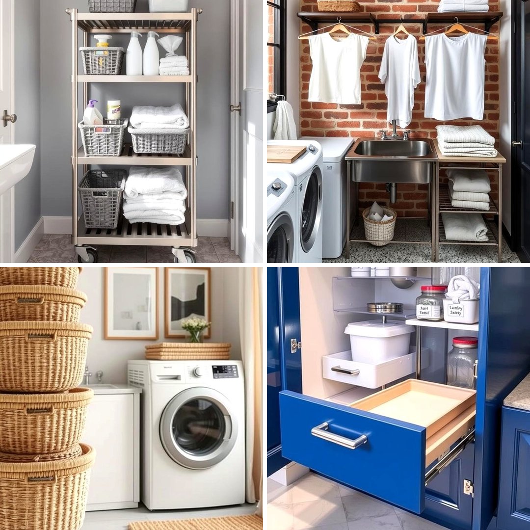 21 Laundry Room Storage Ideas for Clutter-Free Efficiency