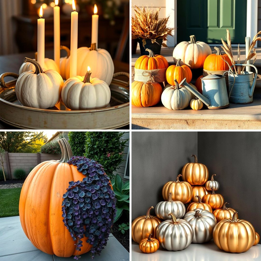 21 Pumpkin Decor Concepts for Autumn-Inspired Home Styling
