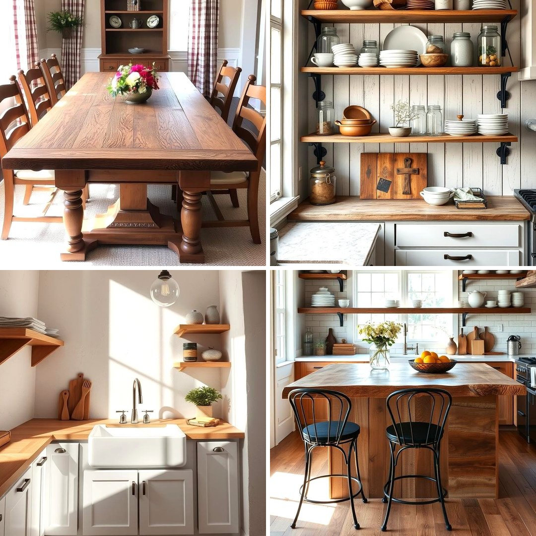 21 Rustic Kitchen Concepts for Warm Farmhouse-Inspired Designs