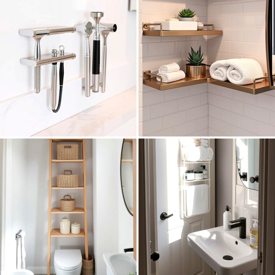 21 Small Bathroom Storage Solutions for Clutter-Free Spaces
