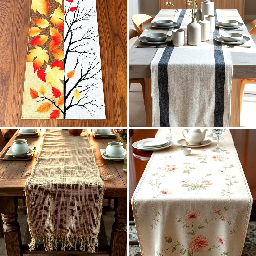 21 Unique Table Runner Ideas to Enhance Your Dining Experience