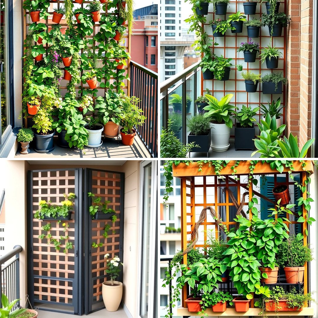 25 Beautiful Balcony Trellis Ideas for Your Space