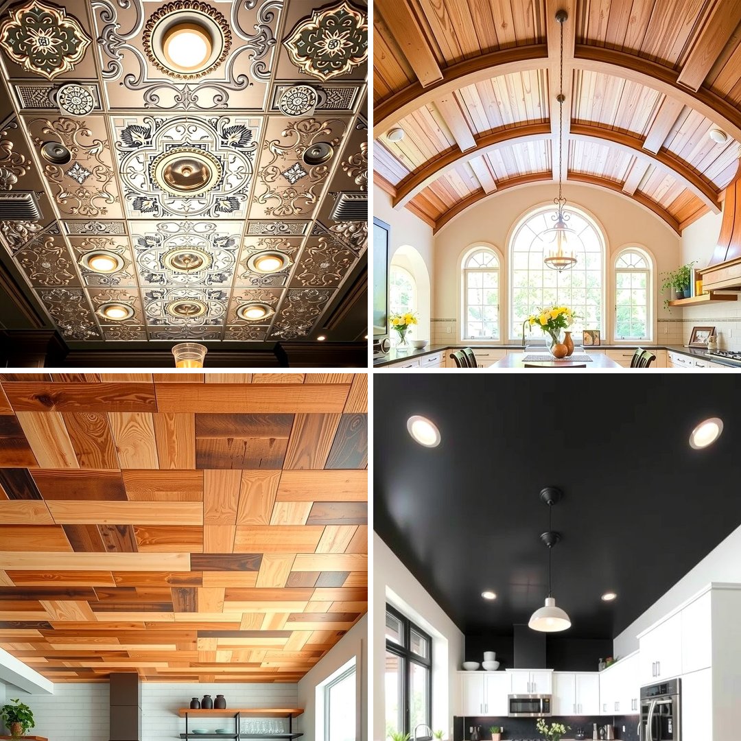 25 Beautiful Kitchen Ceiling Ideas to Elevate Your Space
