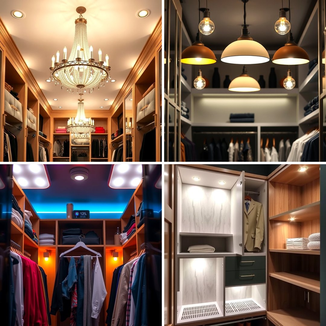 25 Bright Closet Lighting Ideas for Organized Spaces