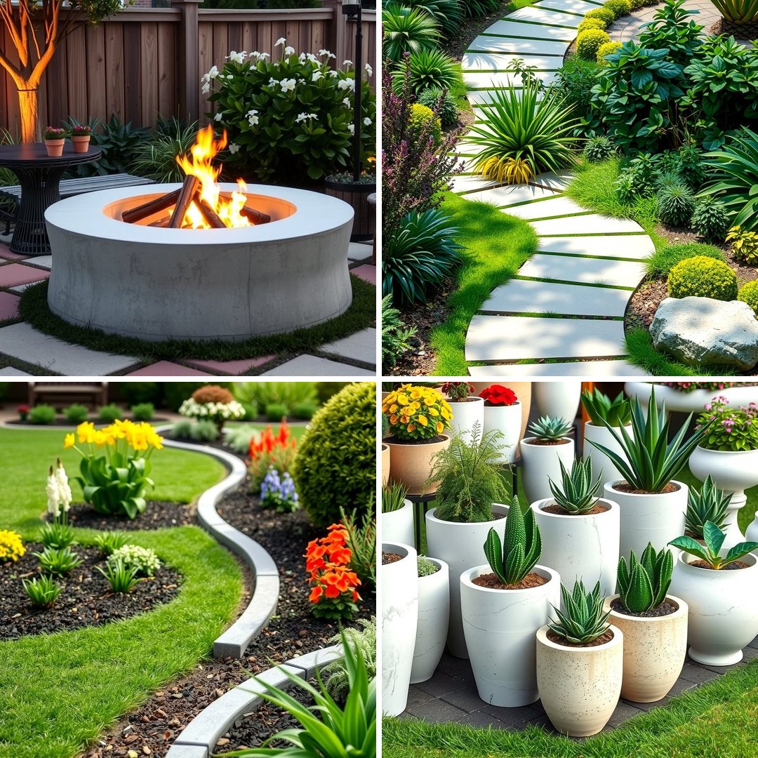 25 Concrete Garden Ideas for a Modern Outdoor Space