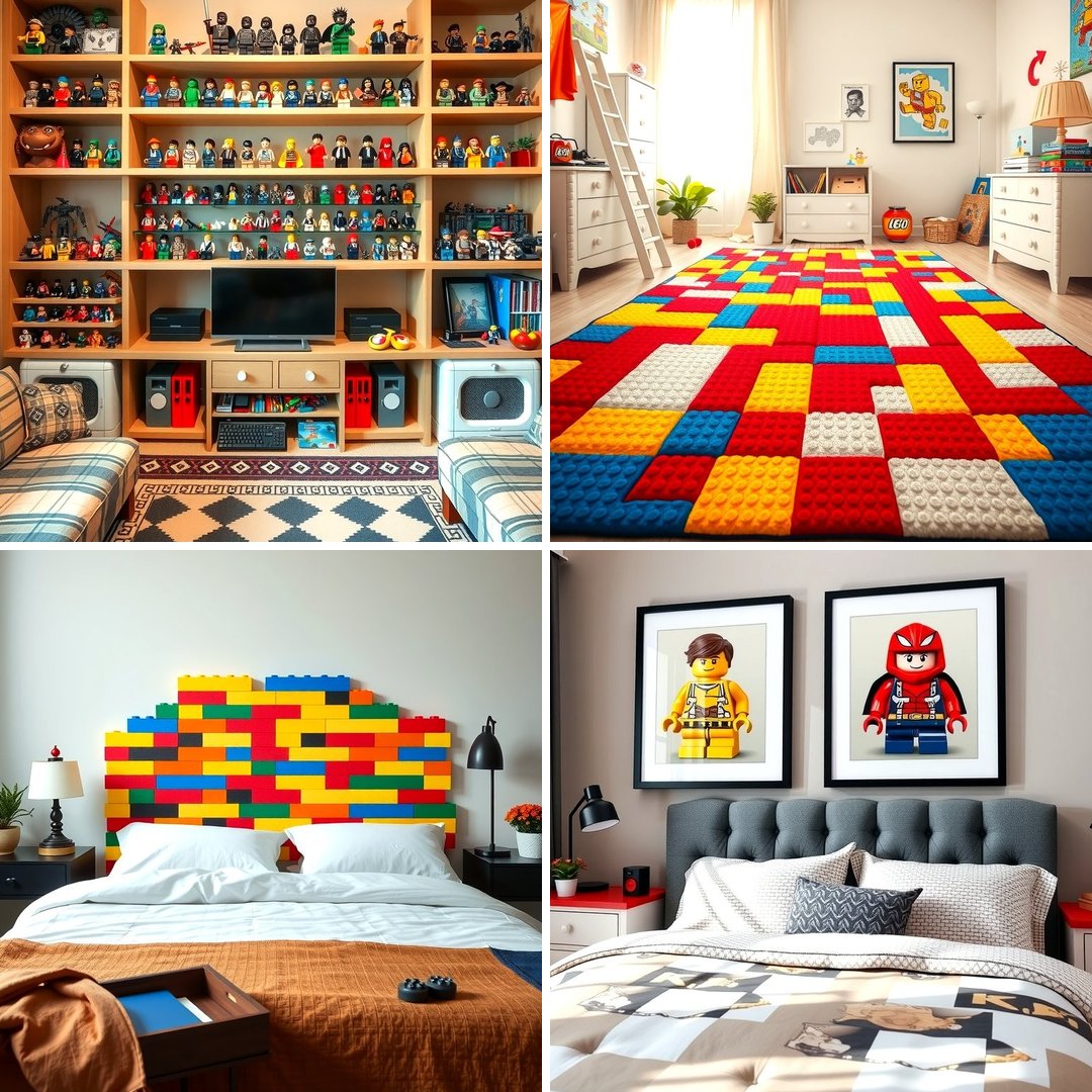 25 Creative Lego Bedroom Ideas for Kids and Adults