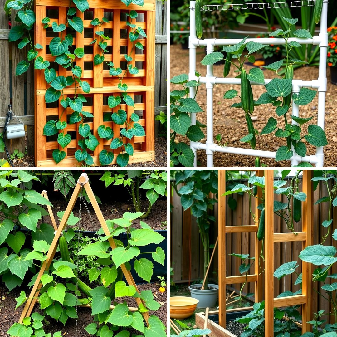 25 Cucumber Trellis Ideas for a Productive Garden
