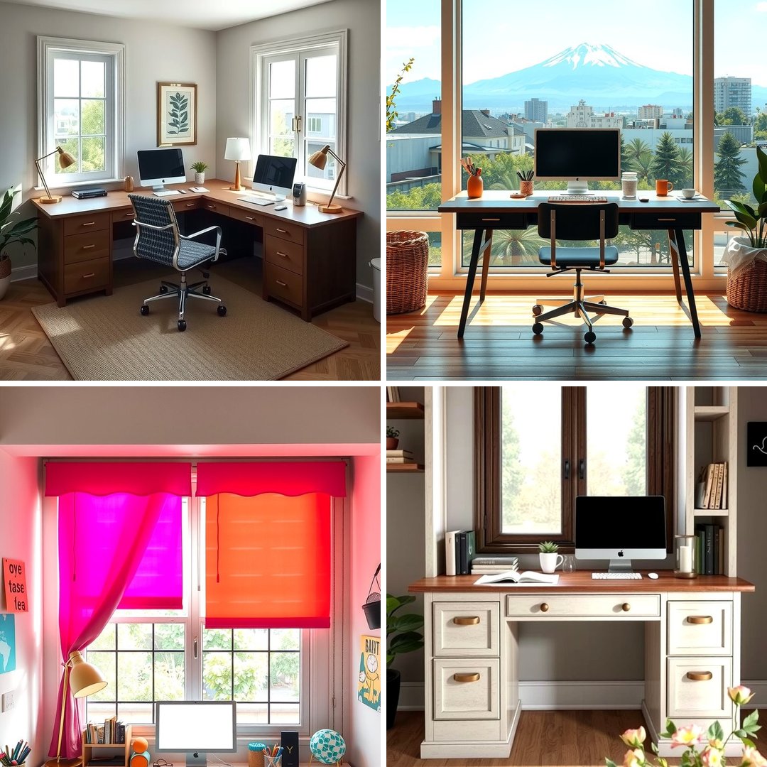 25 Desk in Front of Window Ideas for a Bright Workspace
