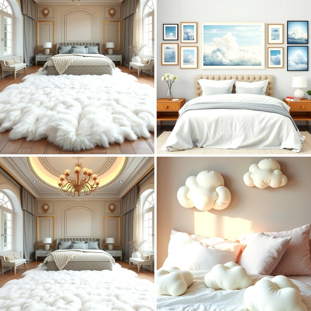 25 Dreamy Cloud-Themed Bedroom Ideas for Relaxation