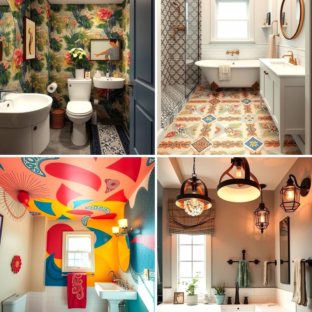 25 Eclectic Bathroom Ideas for a Unique and Personalized Space