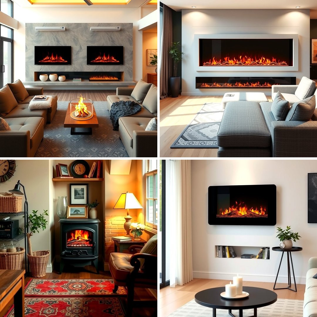 25 Electric Fireplace Ideas For Cozy And Modern Homes